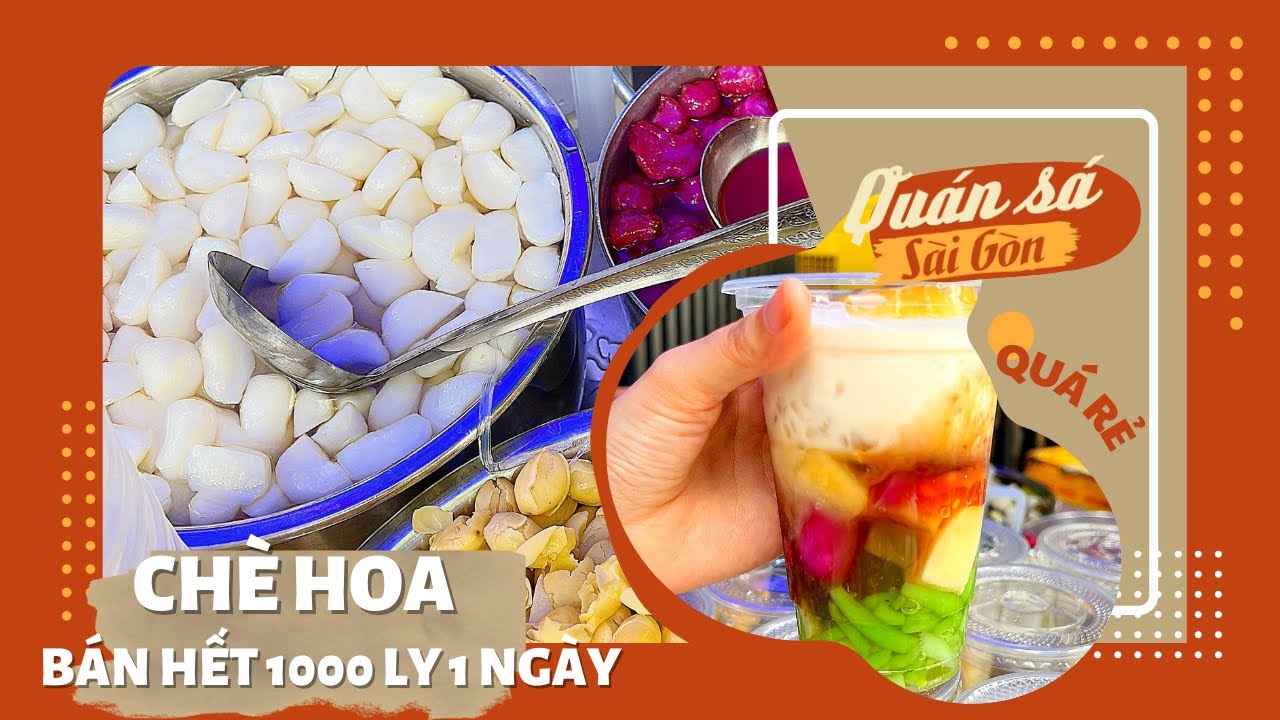 Quá dữ dội 1 buổi chiều bán 1000 ly chè khách tới bán không nghỉ tay I ...