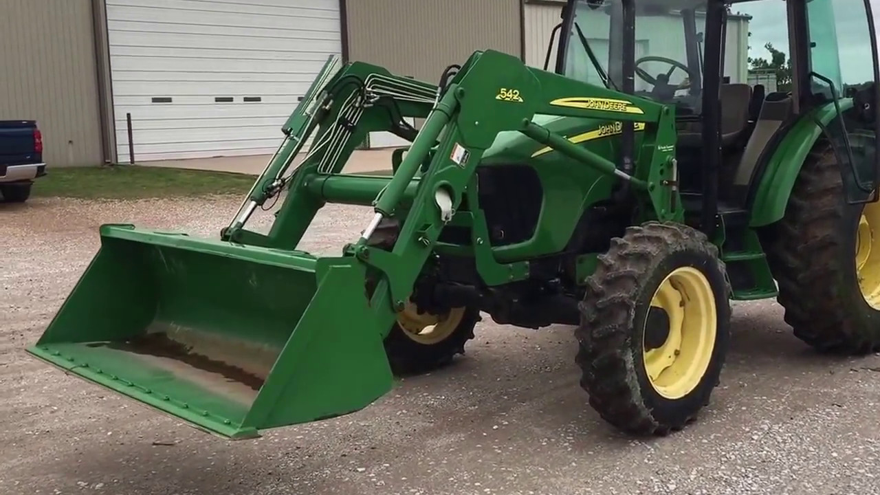 2007 John Deere 5425 with 542 Loader - YouTube