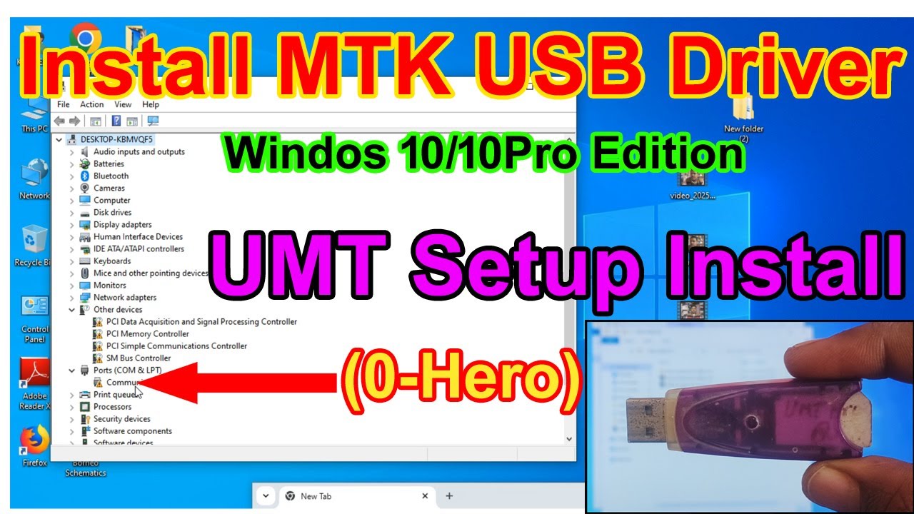 How to install MTK USB Driver Windows 10/10 Pro Edition & How to ...