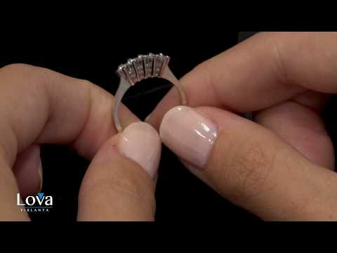 Lova Pırlanta - 0,20 Karat Pırlanta Beştaş Yüzük - 1070084