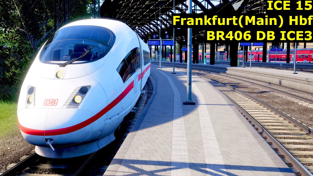 ICE 15 - FrankfurtMain Hbf - BR406 DB ICE3 - YouTube