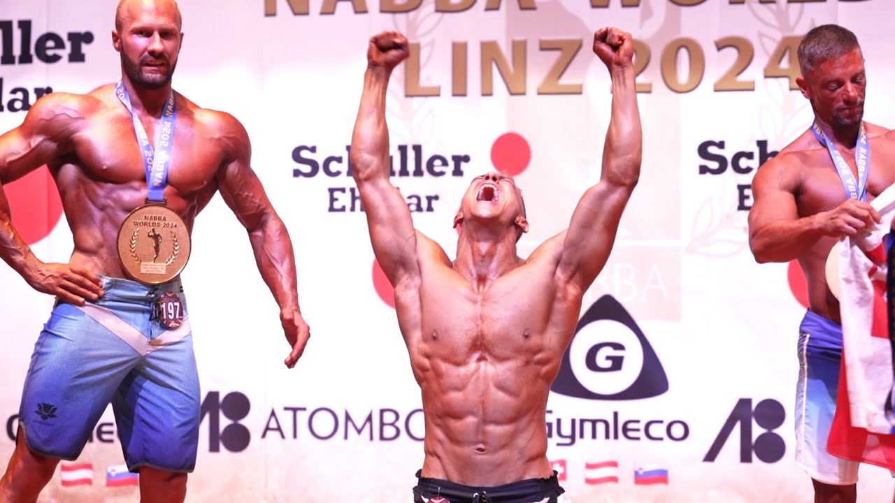 Pavel Machů (CZE), NABBA Worlds 2024 - Men's Physique Winner - YouTube