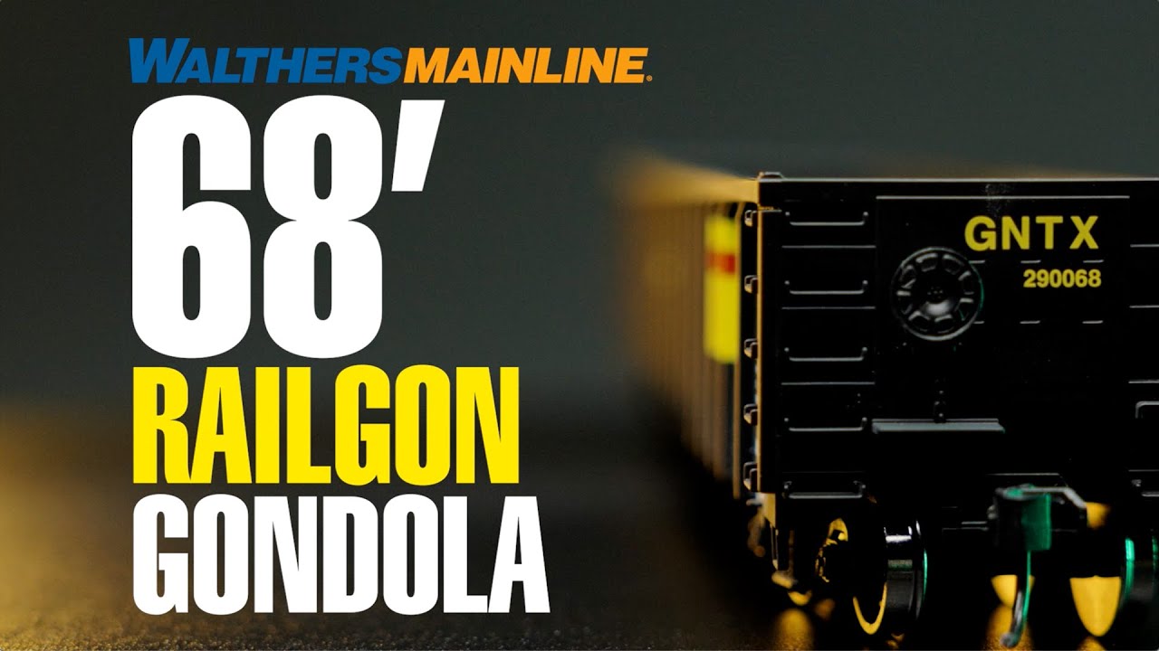 Walthers Mainline 68' Railgon Gondola - YouTube