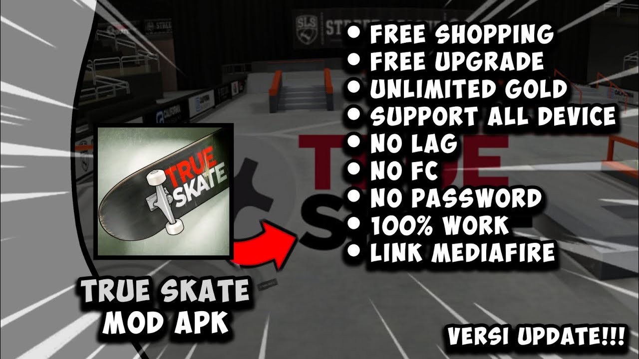 TRUE SKATE MOD APK [ NO PW ] || VERSI UPDATE!!! - YouTube