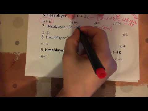 6 sinif menfi ve musbet ededler misall helleri OZUNU YOXLA MISALLARI