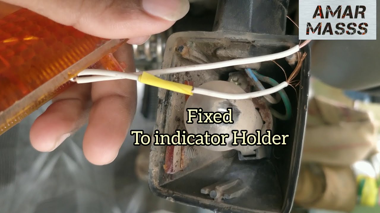 Splendor bike led indicator modification🔥/How to modify splendor ...