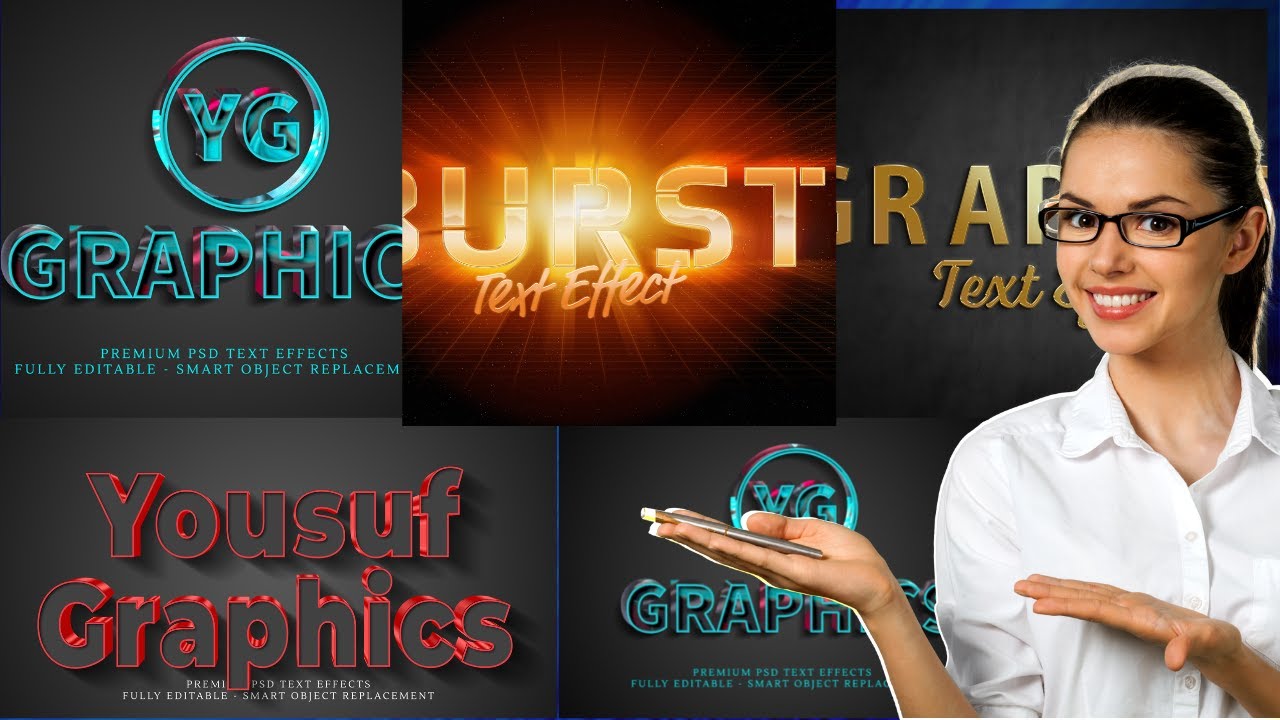 3D Editable Text PSD Free Download | PSD Text Effect | 3D Text Style ...