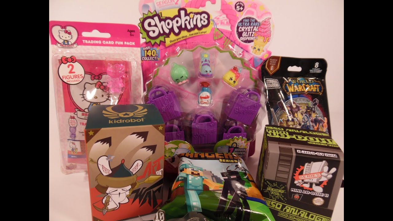 Season 2 Shopkins, Series 2 Minecraft Hanger And More - YouTube