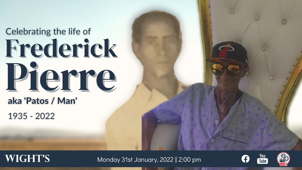 Celebrating the life of Frederick Pierre - YouTube