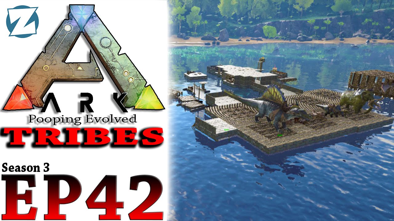 ARK Survival Evolved Tribes Gameplay - S3 Ep 42 - Ocean Base Expansion ...