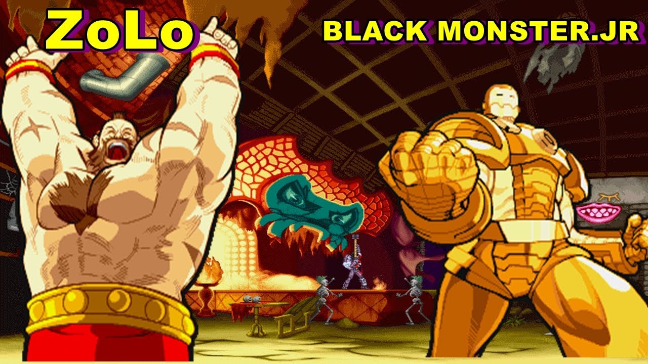 Zangief Contra Gold War-Machine - Marvel vs Capcom. - YouTube