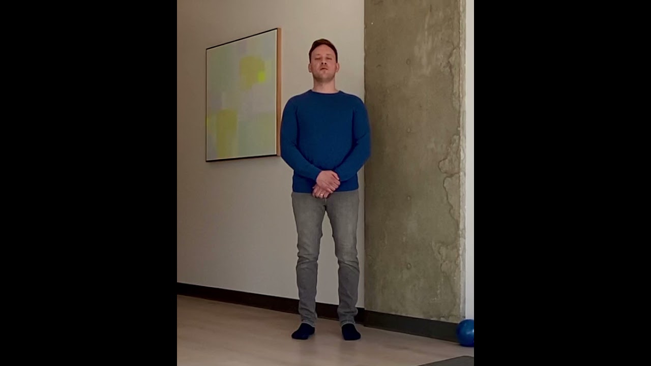 Foot pronation exercises in standing - YouTube