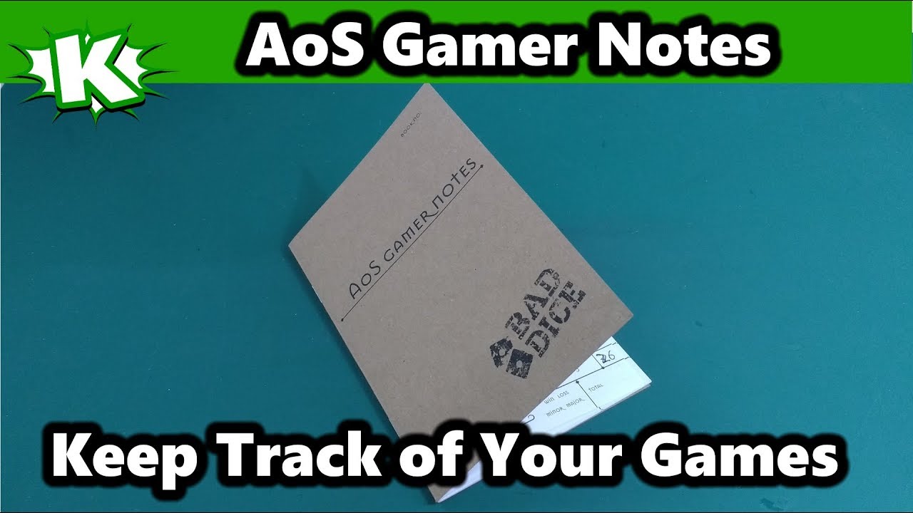Gamer Notes Book For Tracking Your Games - YouTube