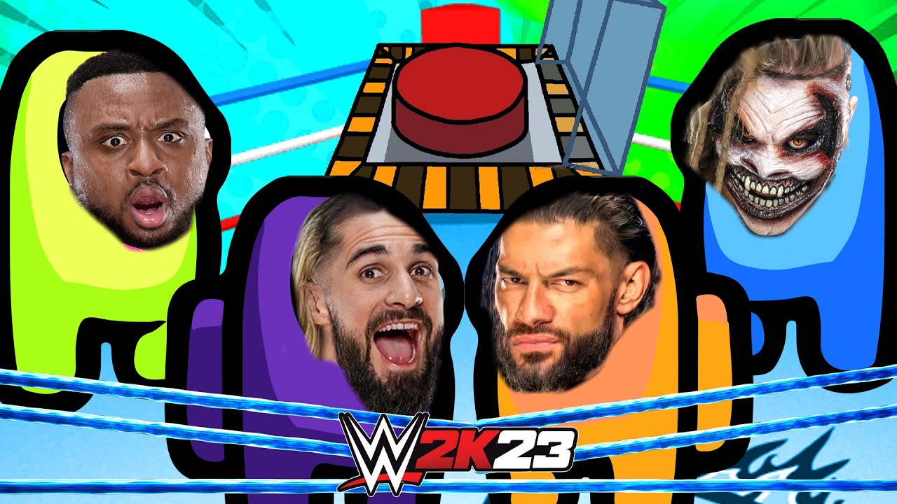 WWE Superstars are all SUS in WWE 2K23 First BLOOD Match - YouTube