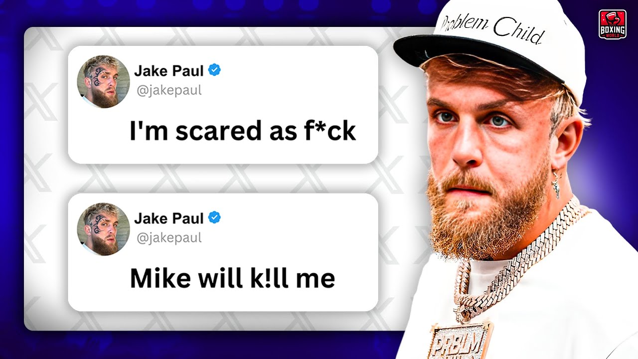 Jake Paul Reveals HOW SCARED He Is For Mike Tyson WITH MANIC POSTS ...