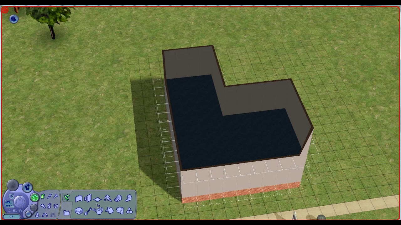 Tutorial - Sims 2 basement without any slopes - YouTube