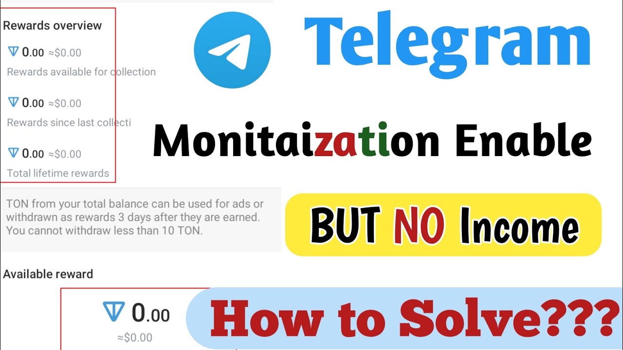 telegram channel earning problem | telegram ads | Telegram channel ...