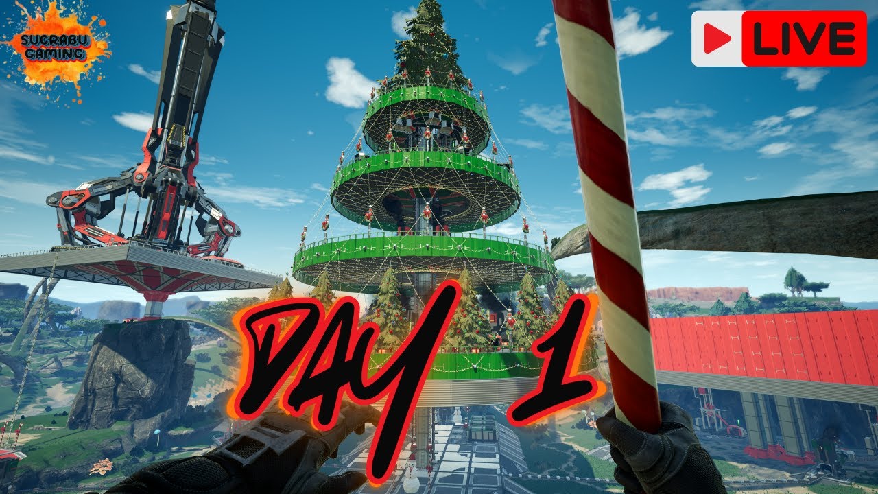 Satisfactory Ficsmas Event Day 1 - Desert Build - YouTube