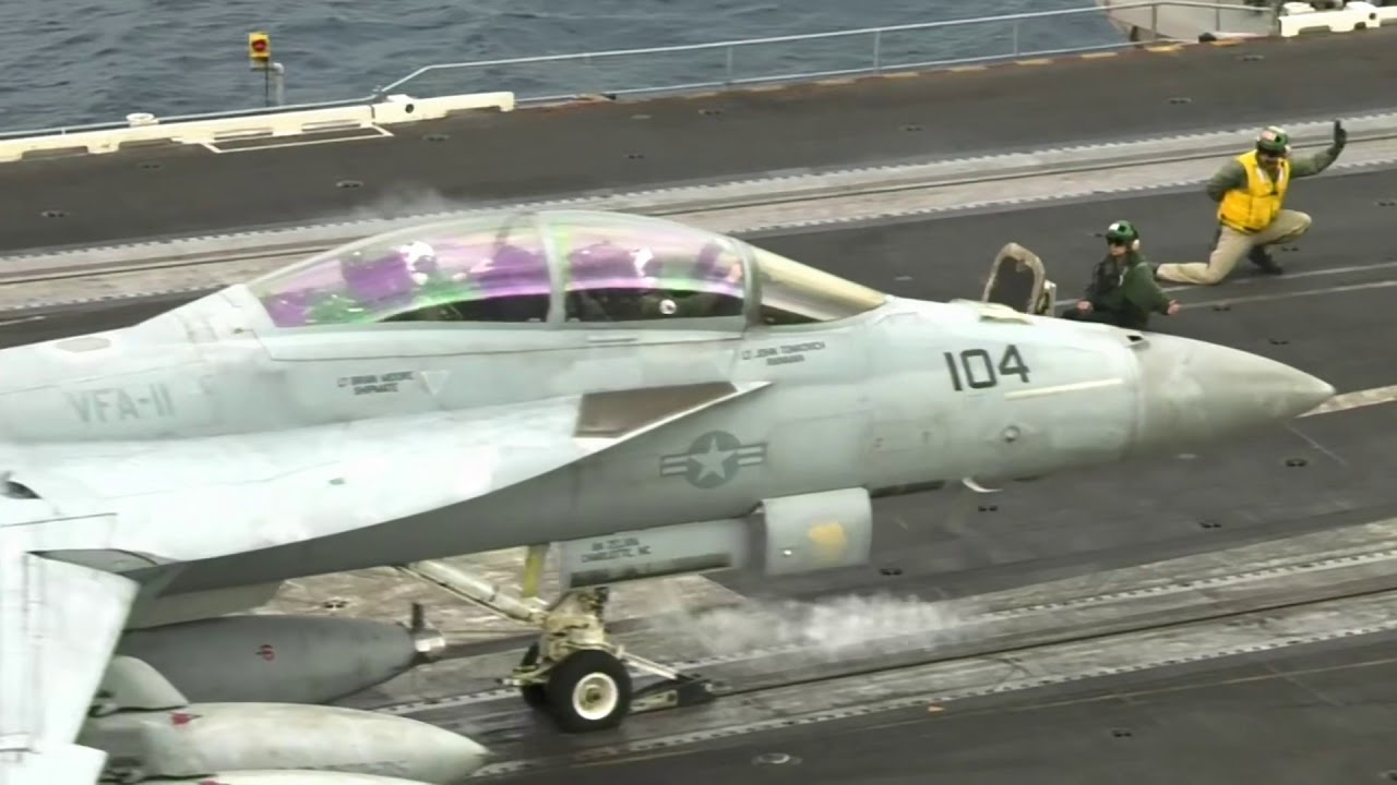 Carrier Air Wing 1 Take-Off - YouTube