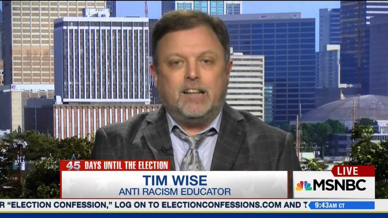 TIM WISE AM JOY MSNBC 9-24-16 - YouTube
