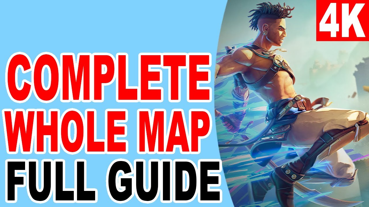 Showing Off 100% Complete Whole Map in Prince of Persia The Lost Crown ...