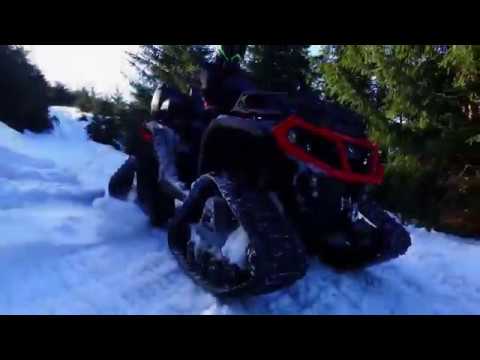 Can Am Outlander MAX 650 XT APACHE 360 LT snow - YouTube