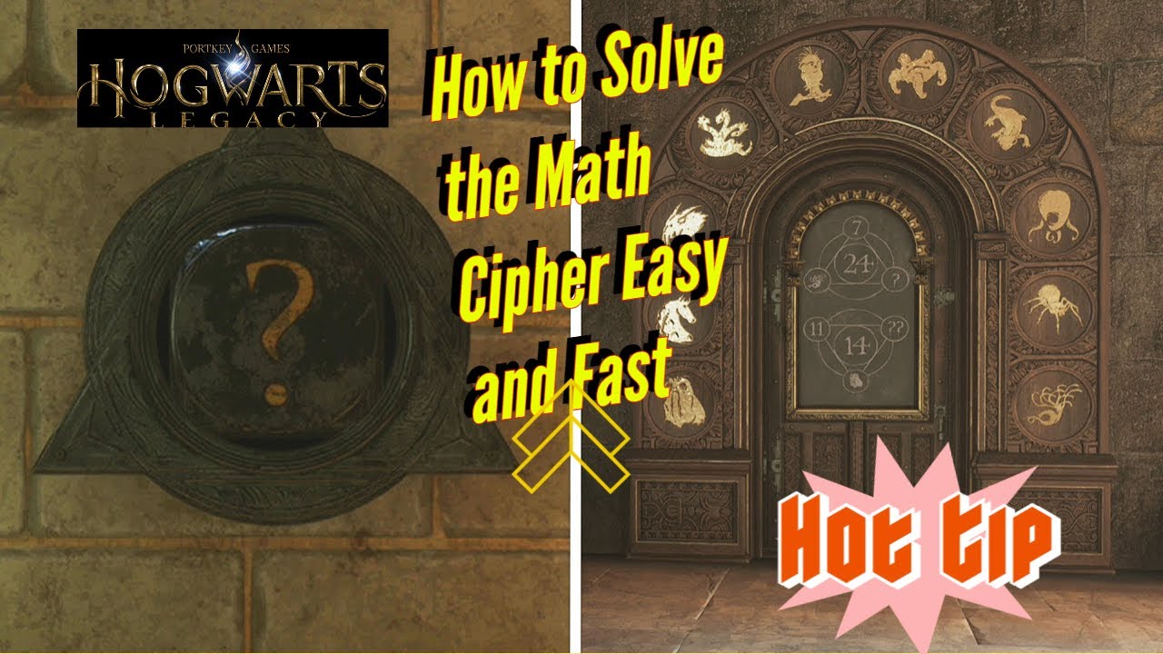 Hogwarts Legacy How To Solve The Secret Math Door Free Chest - YouTube