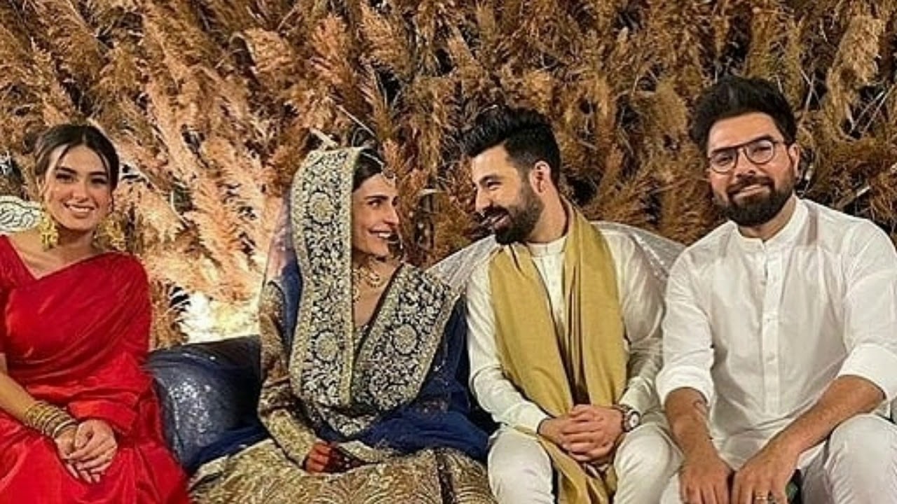 Hasan hayat khan and Sadia Ghaffar nikah pictures and videos - YouTube