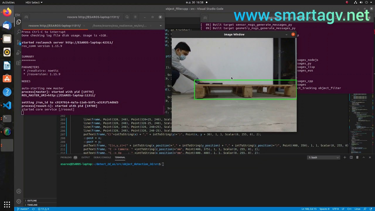Solution Pallet pocket detection with 3D camera for Forklift AGV - YouTube