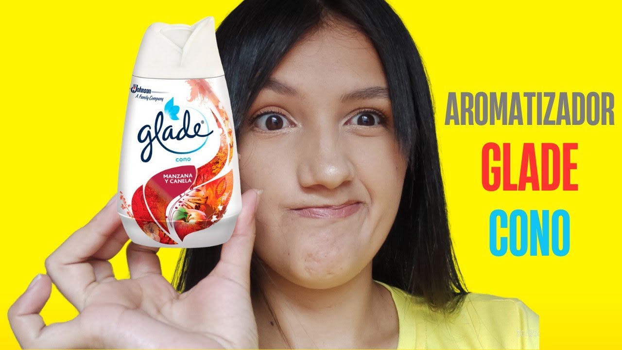 Aromatizador de ambientes Glade Cono, se activa con el aire - YouTube