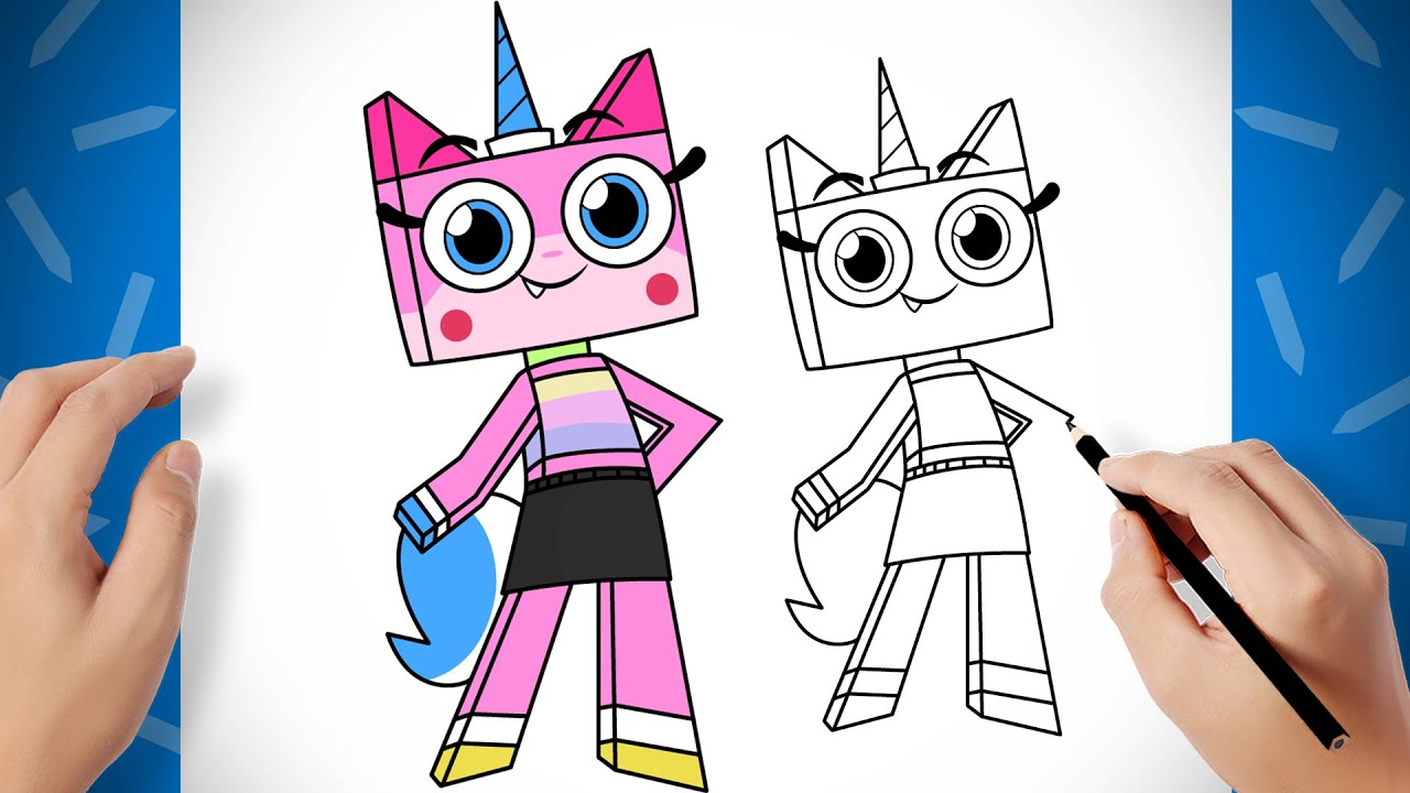 How to draw a Princess Unikitty - YouTube