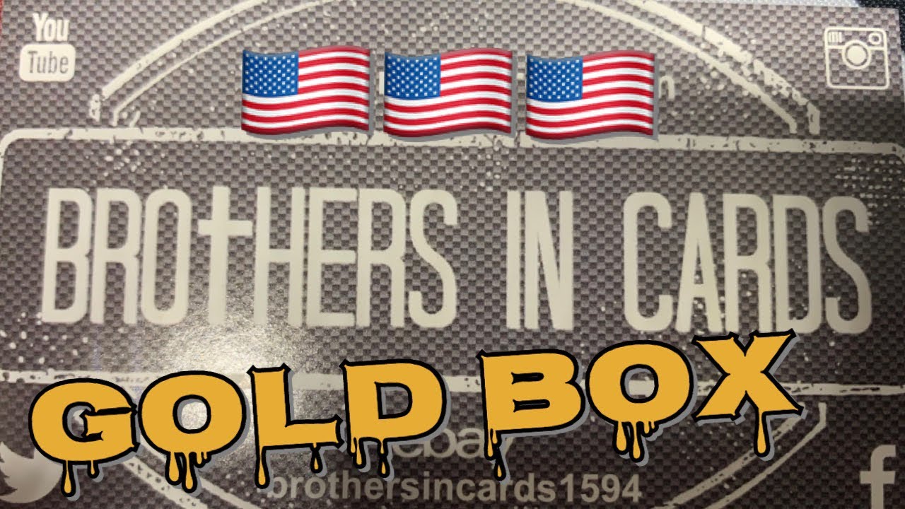 Brothers In Cards June 2019 Gold Box - YouTube