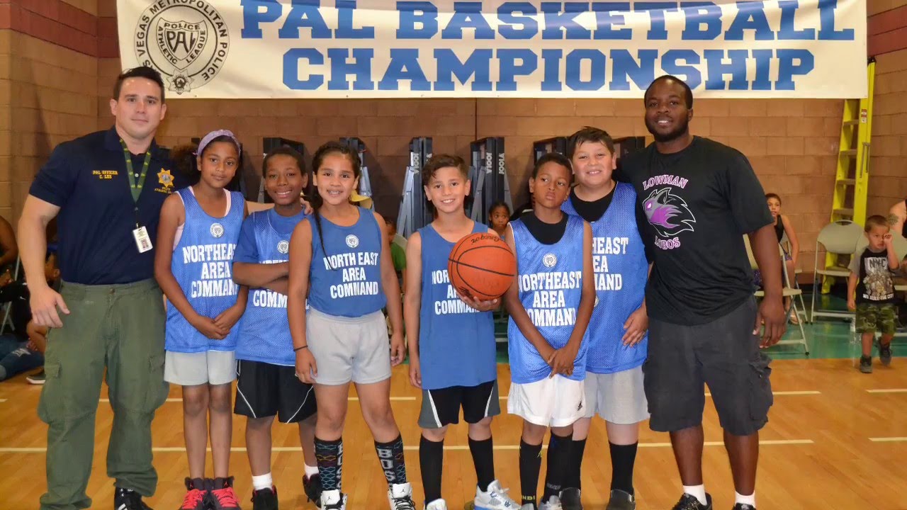 First Annual PAL (Police Athletic League) basketball tournament, Las ...