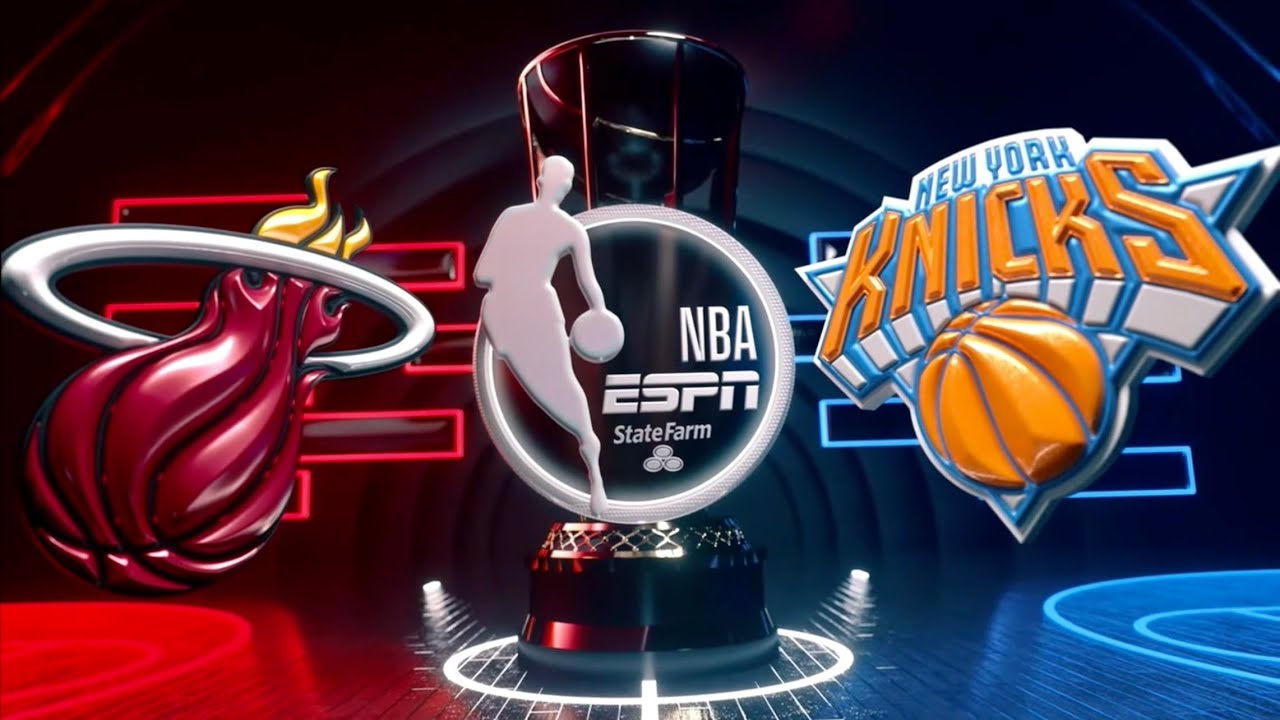 NBA Friday on ESPN (MIA @ NY) |Countdown/Intro + Starting Lineups - YouTube