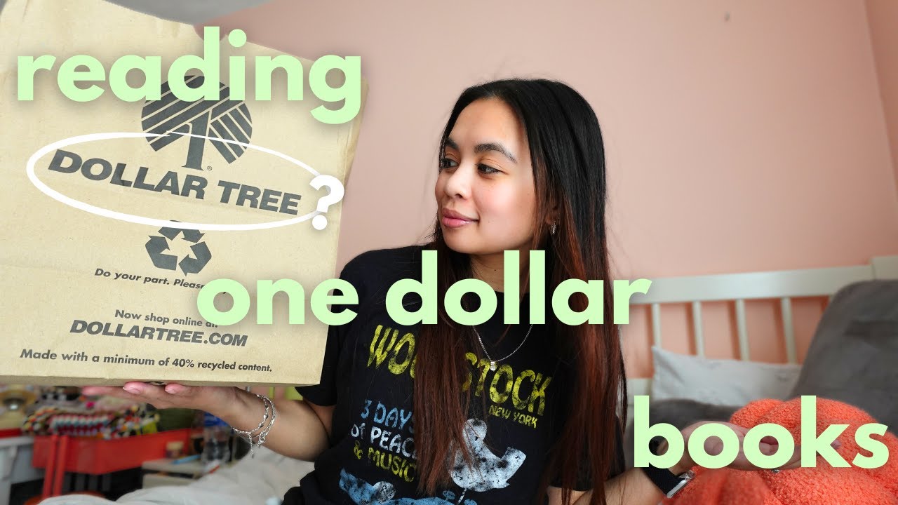 i read dollar tree books for a week pt.3! | reading vlog & haul - YouTube