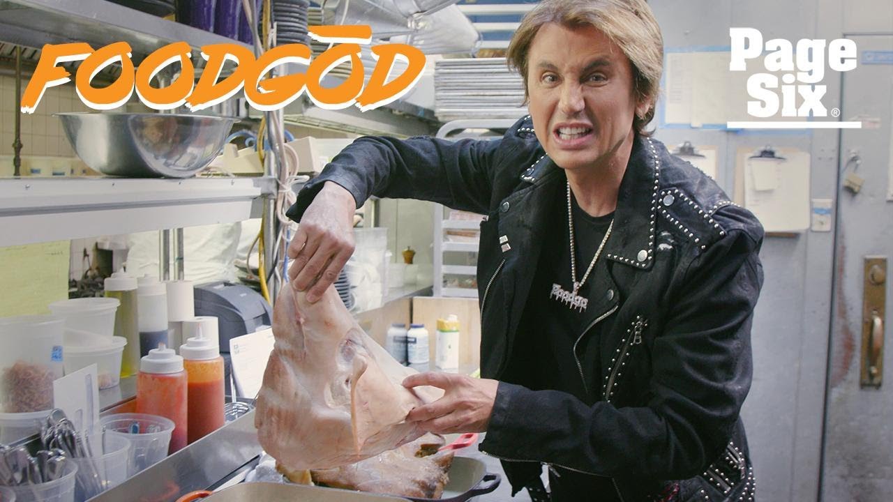 Foodgod Eats a Pig's Head at The Cannibal | Foodgod Jonathan Cheban ...
