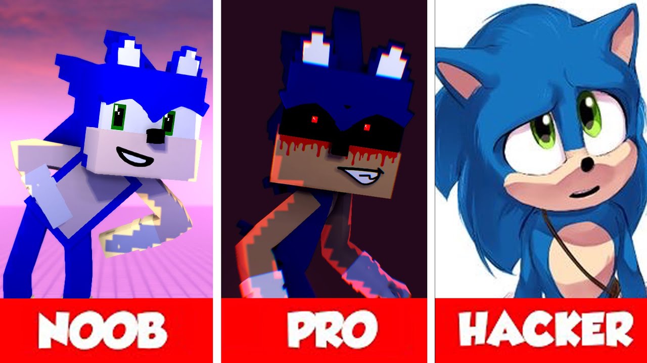 Evolution of Sonic in Minecraft Meme Dancing Song (Minecraft Animation ...
