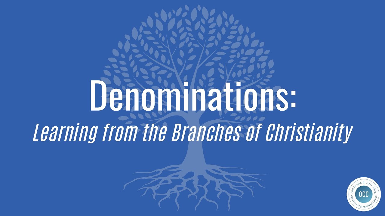 Denominations: Learning from the Branches of Christianity - Catholic ...