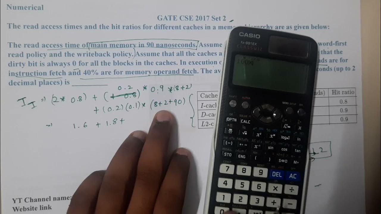 GATE CSE 2017 SET 2 || COMPUTER ORGANIZATION || GATE Insights Version: CSE - YouTube