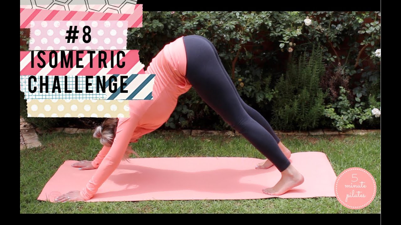 5 Minute Pilates {#8 Isometric Challenge} Pilates workout - YouTube