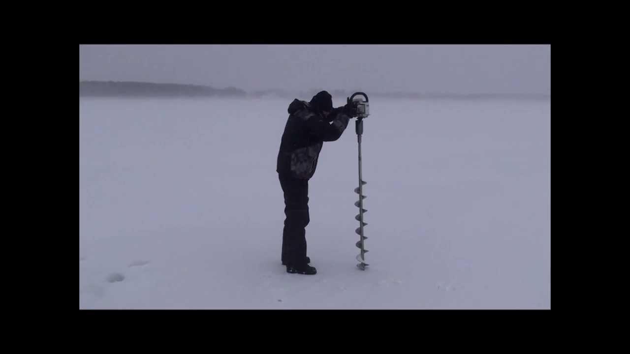МБ-2 & STIHL Бур из бензопилы. Насадка на бензопилу. - YouTube