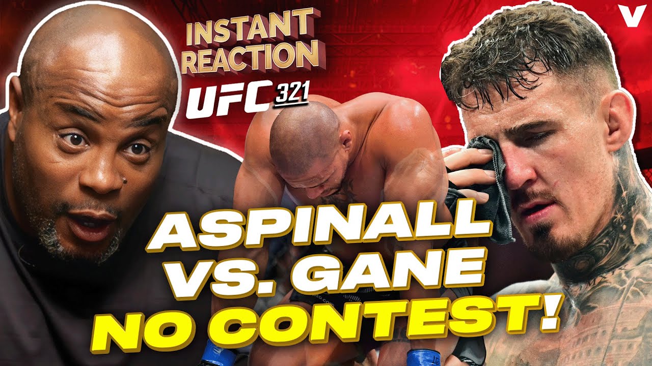 Daniel Cormier REACTS to Tom Aspinall vs. Ciryl Gane CONTROVERSIAL NO ...
