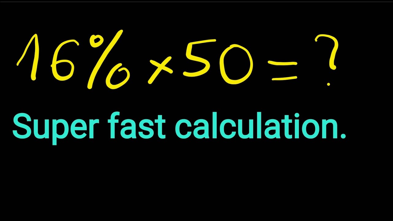 NO NEED Calculator! Fast calculation #maths #science - YouTube