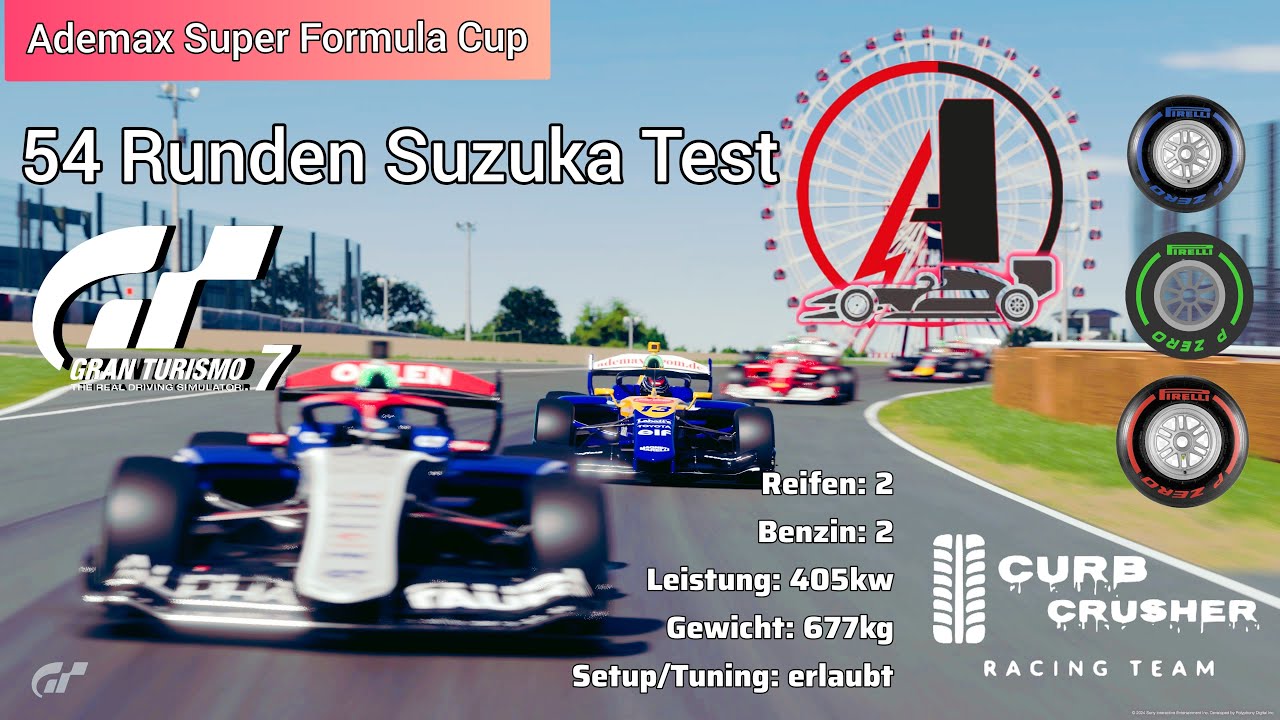 Ademax Super Formula Cup Open Test - YouTube