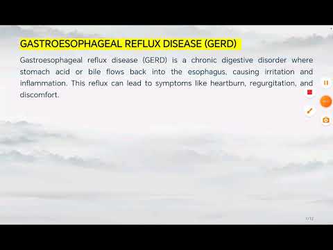 Gastroesophageal Reflux Disease (GERD) | Sign & Symptoms | Causes ...