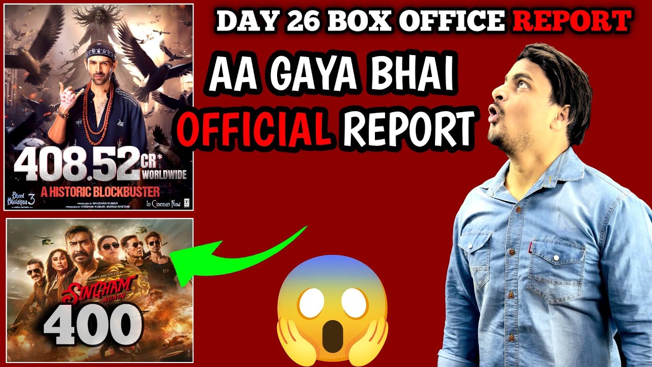 Singham Again Day 26 Box Office Report | Bhool Bhulaiyaa 3 Day 26 ...