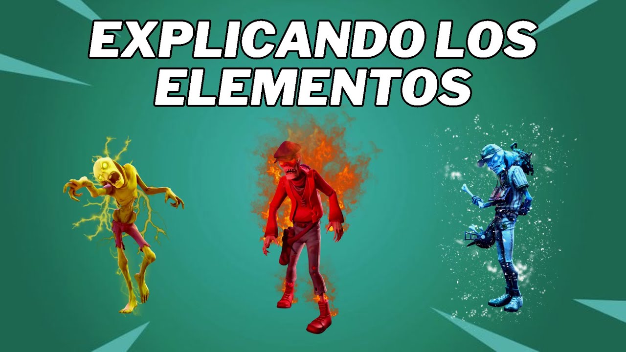 Explicando todo sobre los ELEMENTOS | Fortnite Salvar el Mundo - YouTube