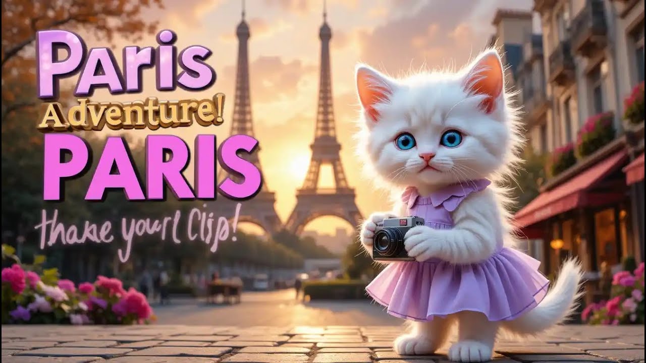 🗼Parisian Paws: Cute Cats Exploring Paris Like Humans! 🗼🐾 " - YouTube