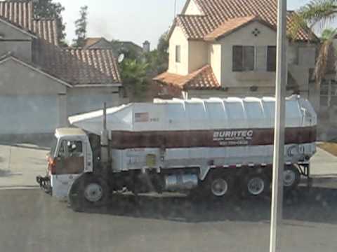 Burrtec Waste Industries - Peterbilt EDGE ASL - YouTube
