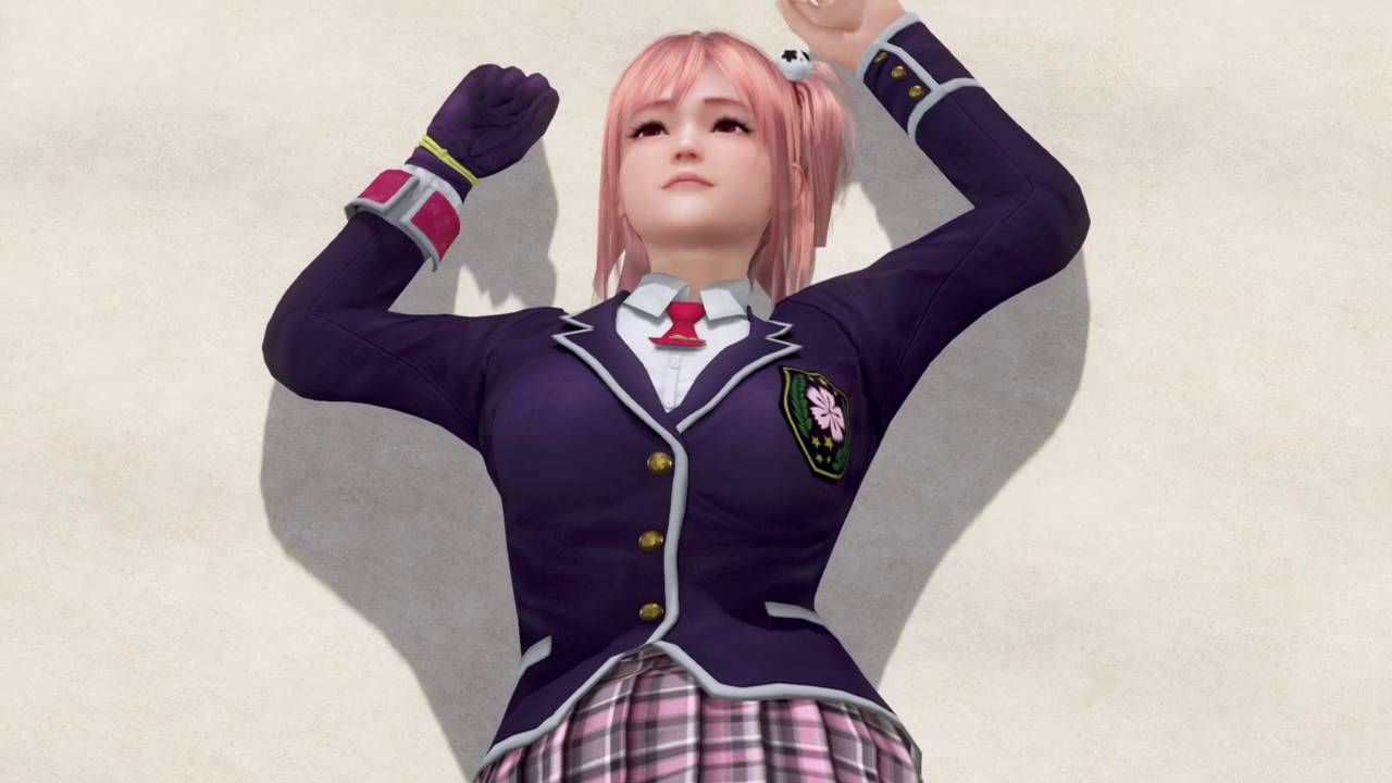 DOAX3 ほのか 紺桜ブレザーで全グラビア - YouTube